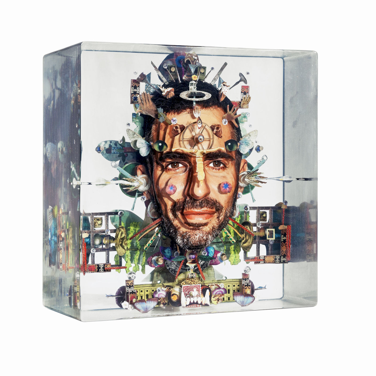 Dustin Yellin Sculpture